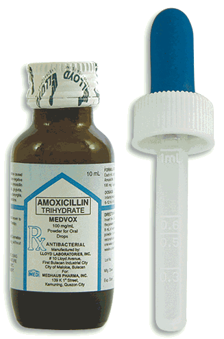 MEDVOX Amoxicillin Trihydrate 100mg / mL Powder for Suspension (Oral ...